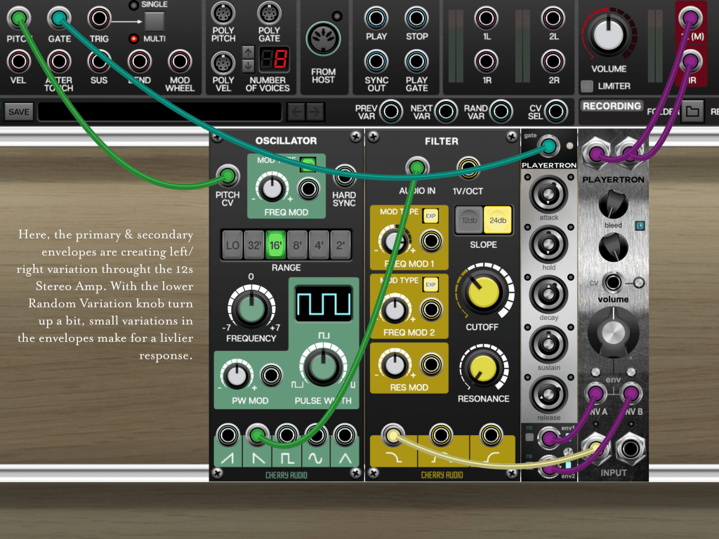 (Modulatable) Dual (Poly) Envelope Generat(or/ing) (Amplifier) – PLAYERTRON