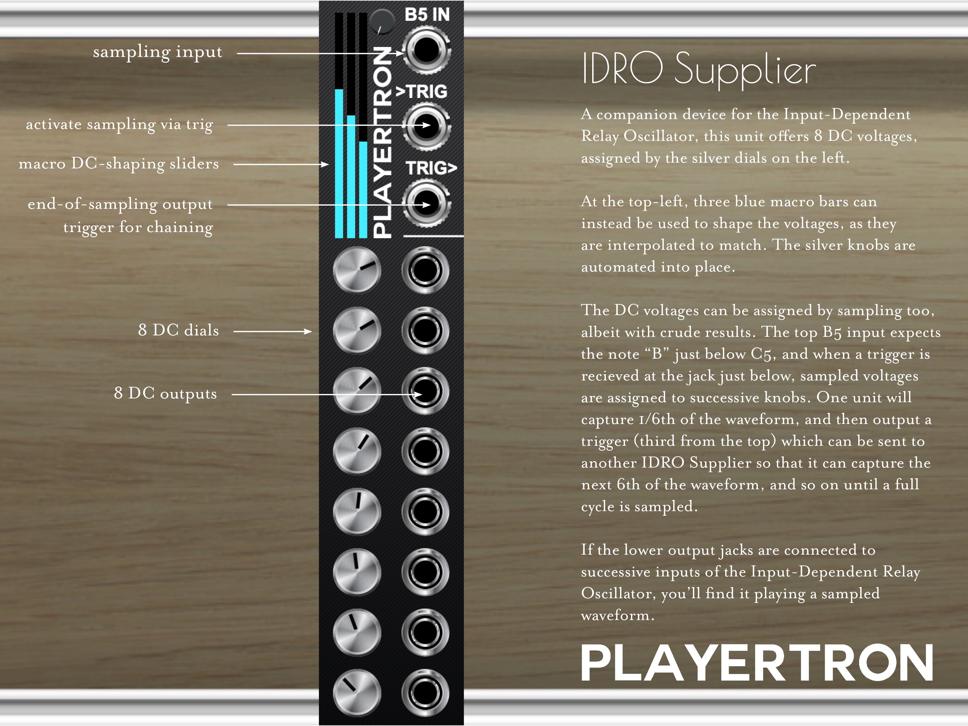 Input-Dependent Relay Oscillator & IDRO Supplier – PLAYERTRON