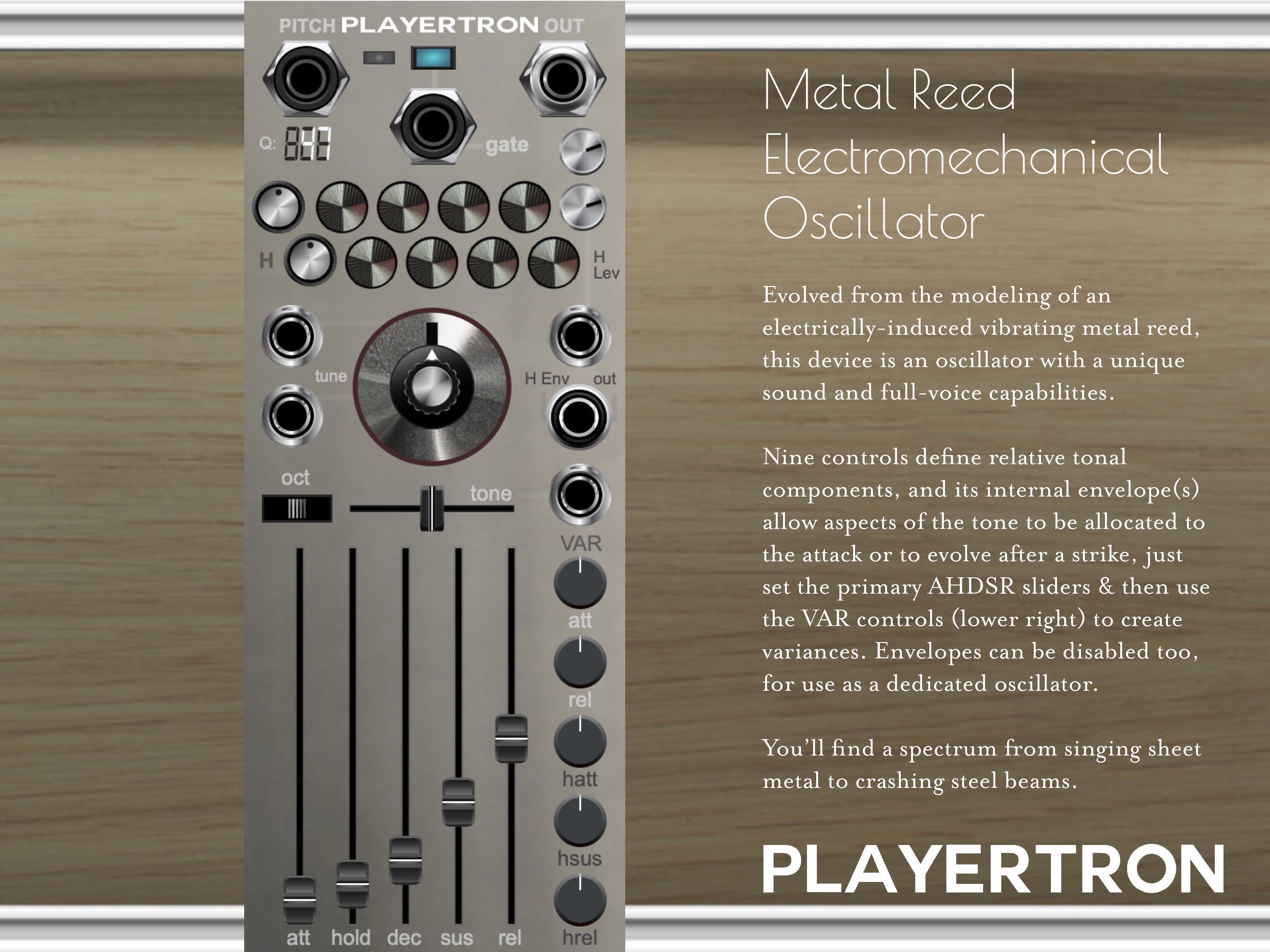 Metal Reed Electromechanical Oscillator – PLAYERTRON