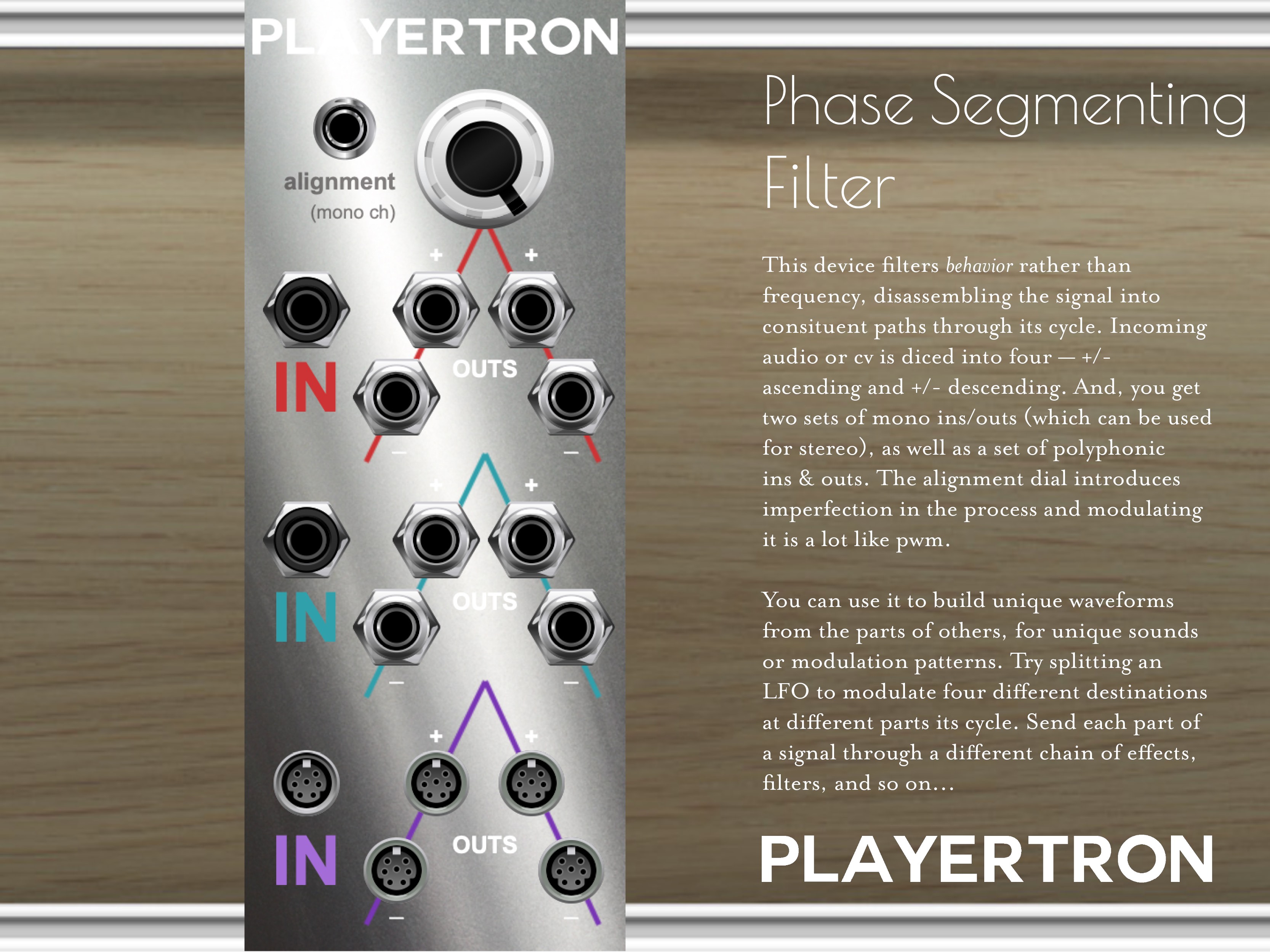 Phase Segmenting Filter – PLAYERTRON