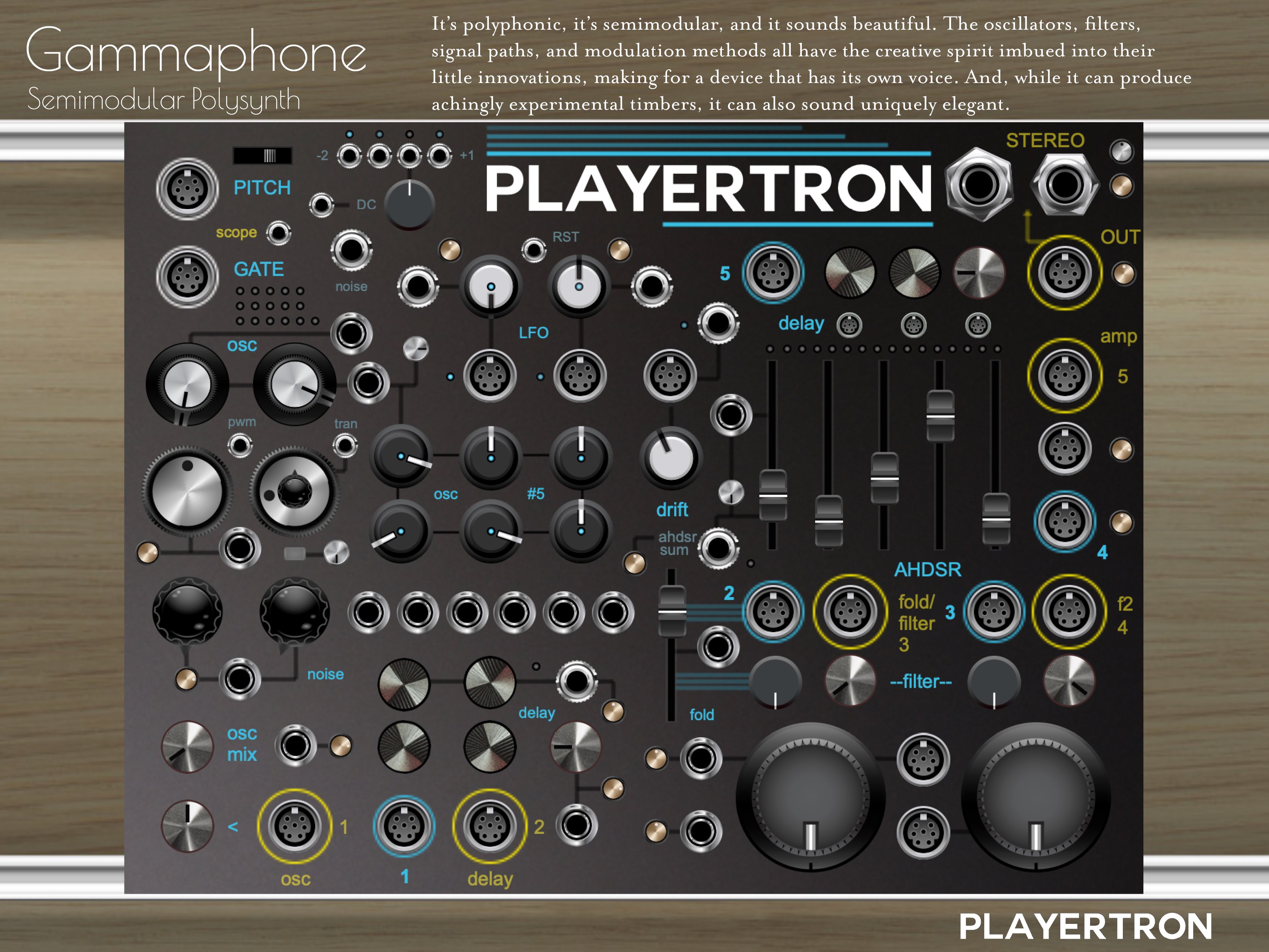 Gammaphone Semimodular Polysynth – PLAYERTRON