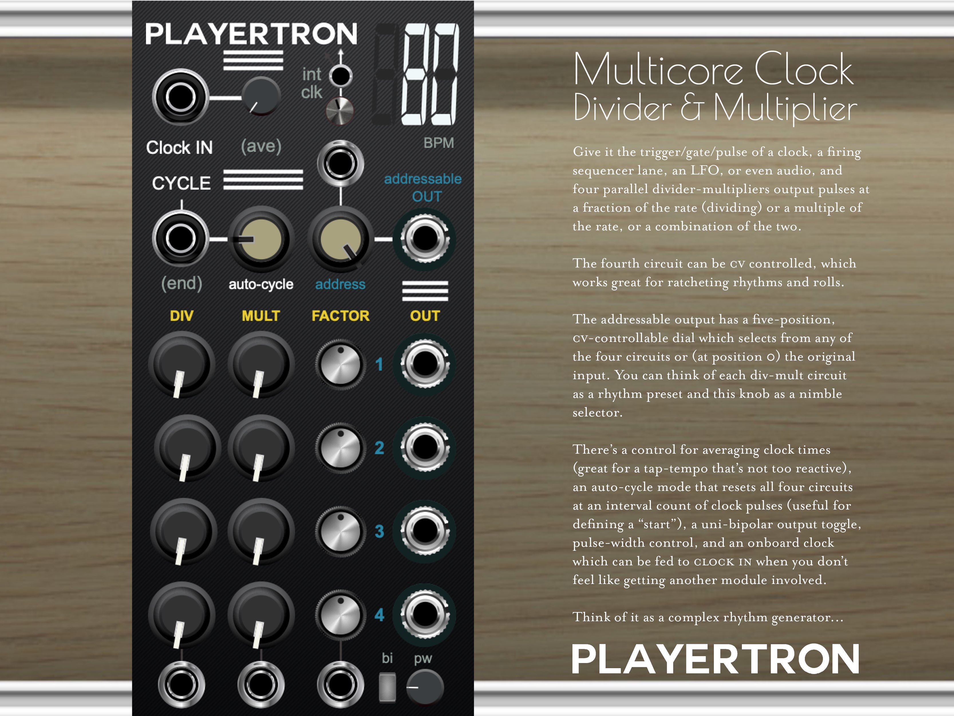 Multicore Clock Divider & Multiplier – PLAYERTRON