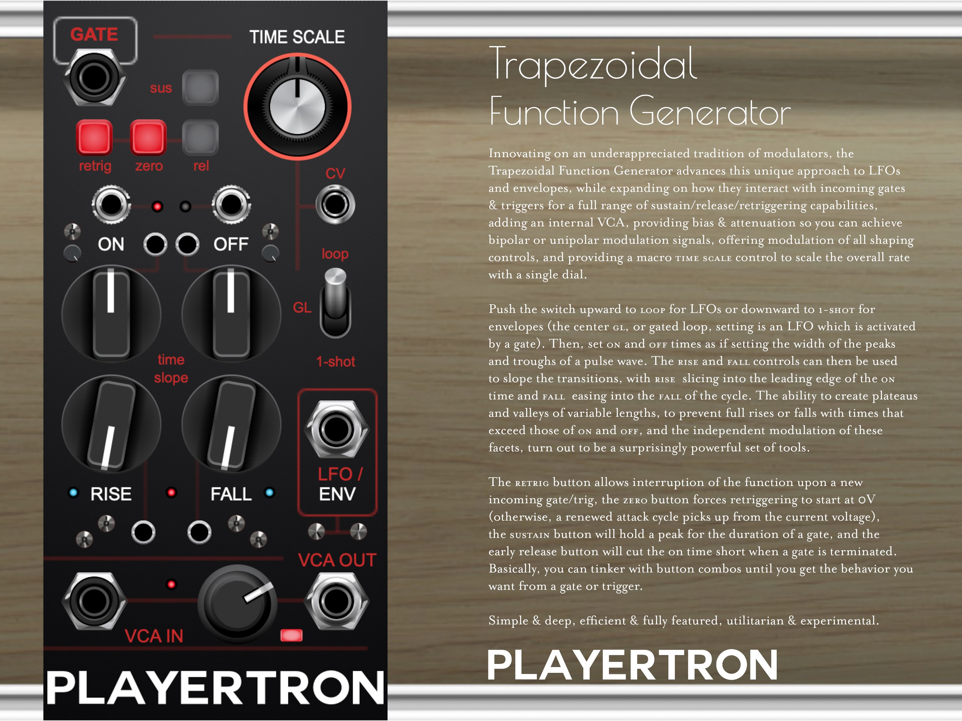 Trapezoidal Function Modulator – PLAYERTRON